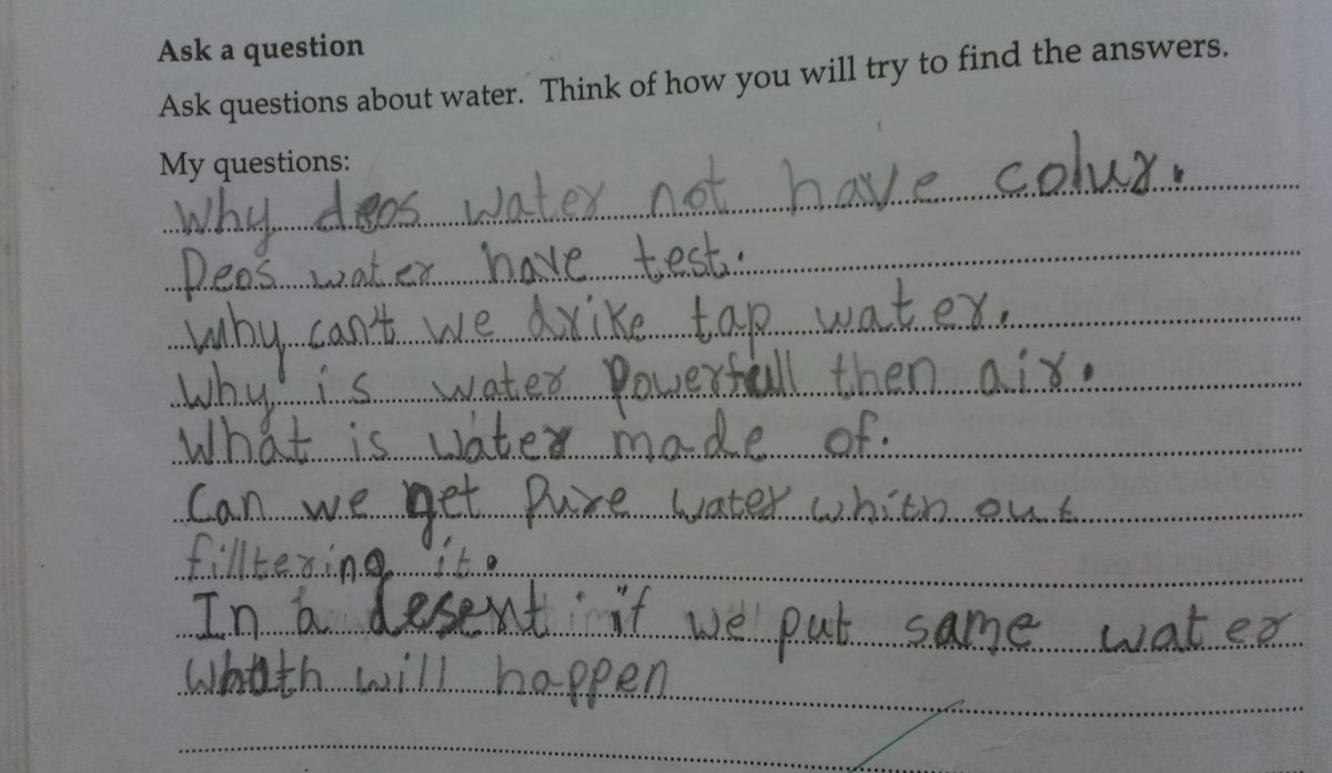 Water cycles – SmallScience